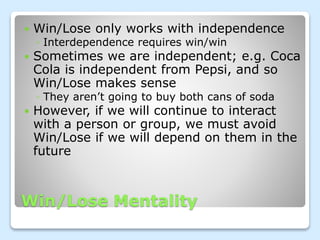 Presentation on Habits of Win-Win in daily worklife | PPTX