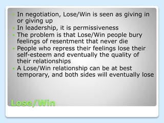 Presentation on Habits of Win-Win in daily worklife | PPT