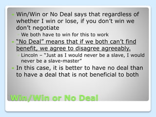 Presentation on Habits of Win-Win in daily worklife | PPTX