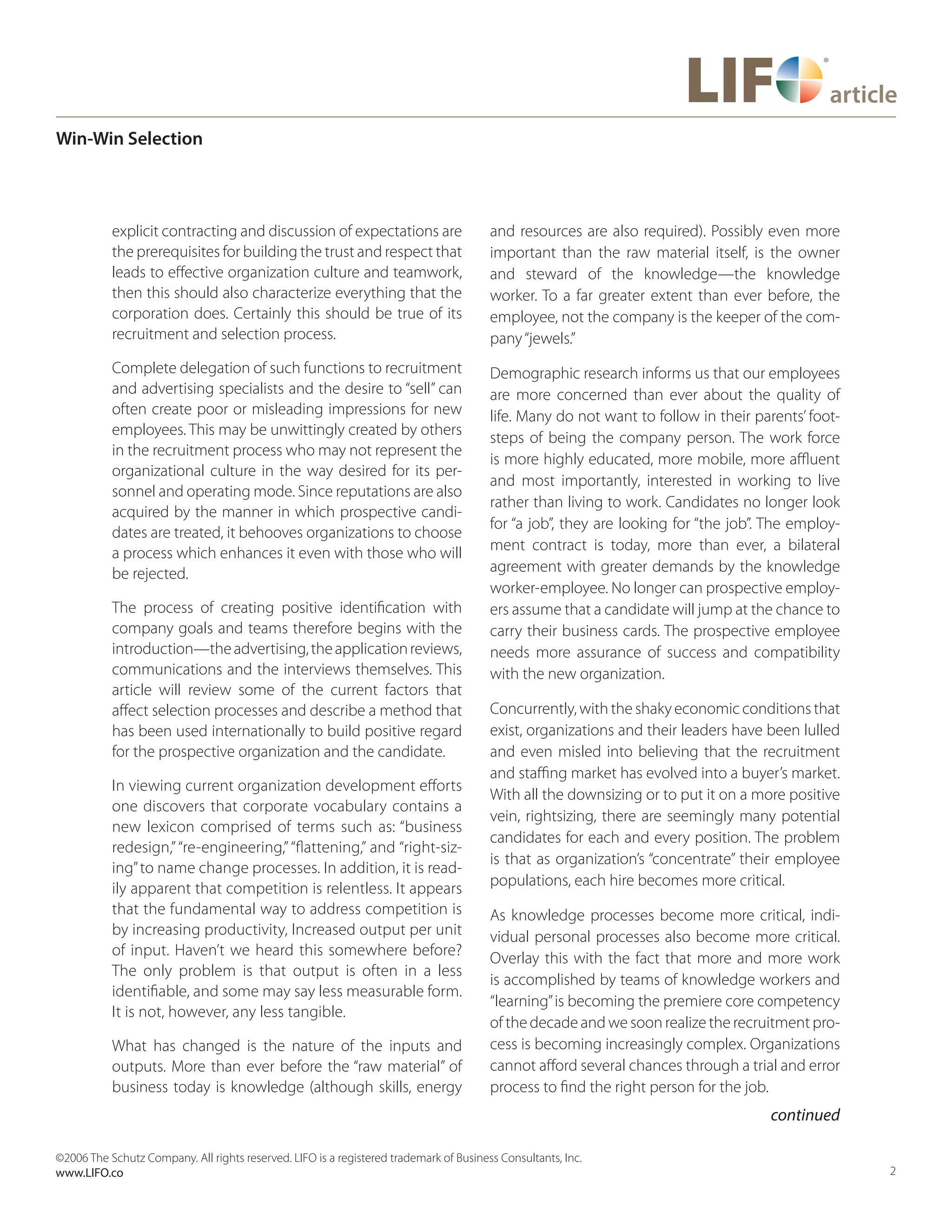 Have You Heard About "Win Win Selection" ! | PDF