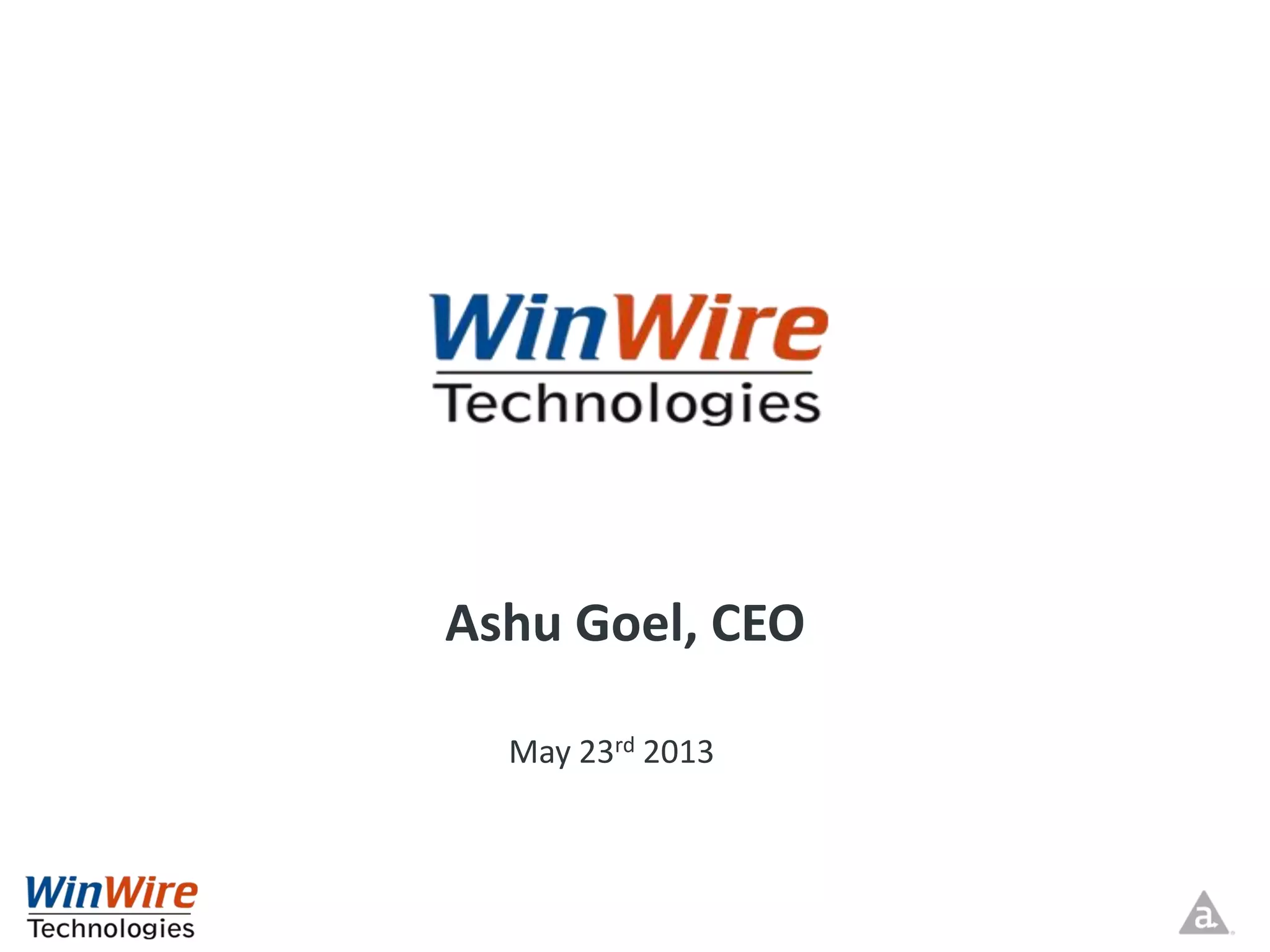 WinWire slides for Mobile Enterprise SaaS Platform Launch from ...