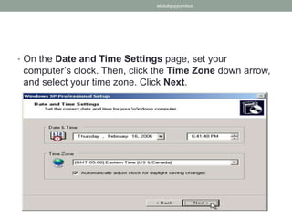 Win xp installation | PPTX