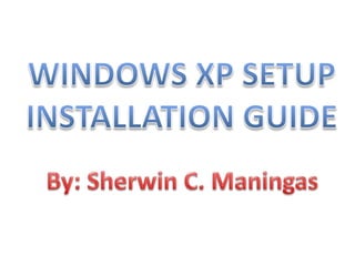 Win xp setup | PPT