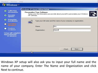 Win xp setup | PPT