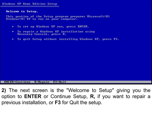 Win xp setup | PPT