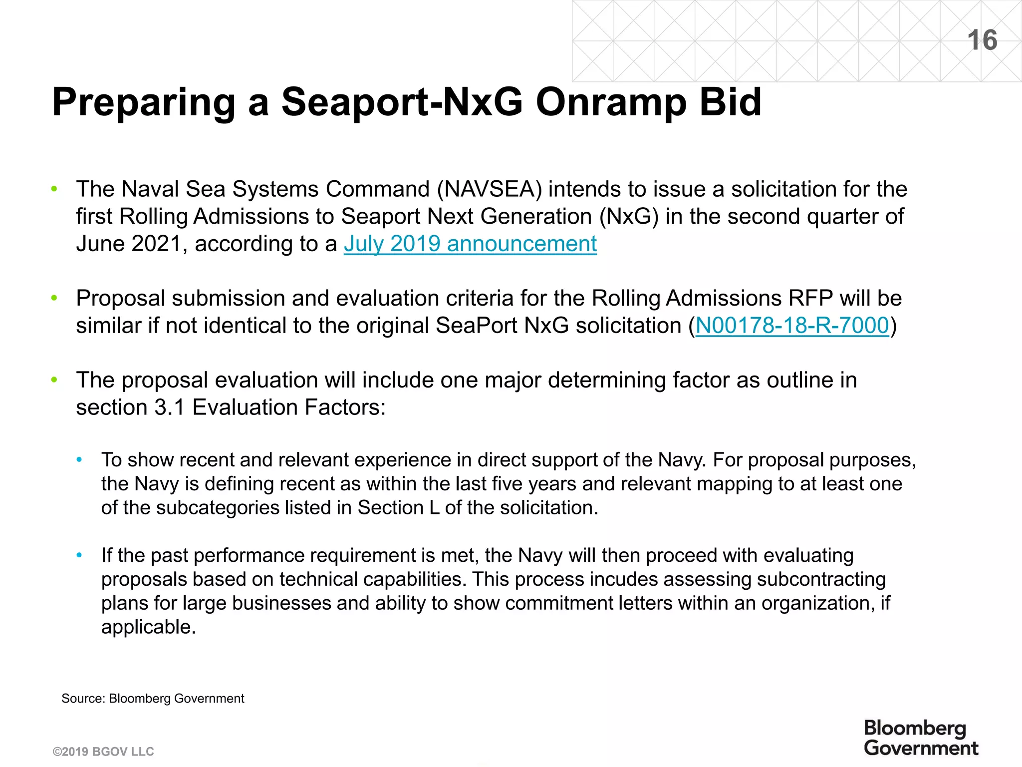 Win Your Next Defense Opportunity - Seaport Next Generation (NxG) | PDF