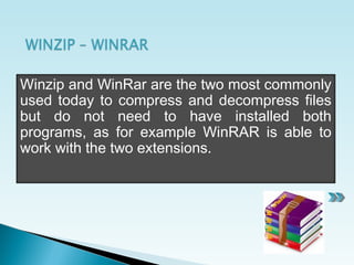 Winzipandwinrar | PPT