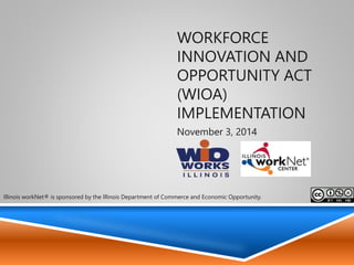 WIOA Implementation | PPTX