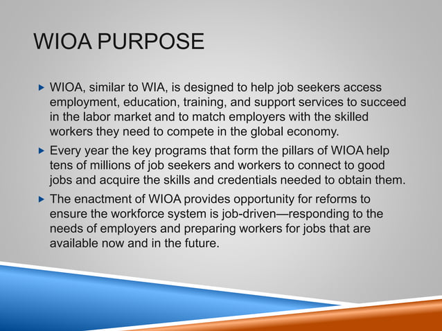 WIOA Overview | PPT