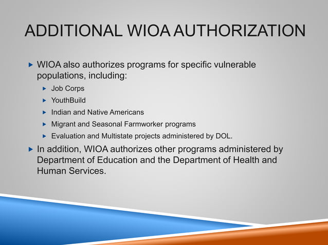 WIOA Overview | PPT