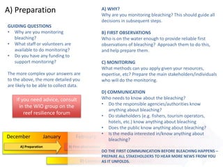 Coral bleaching response guide 2016 (Western Indian Ocean) | PPTX