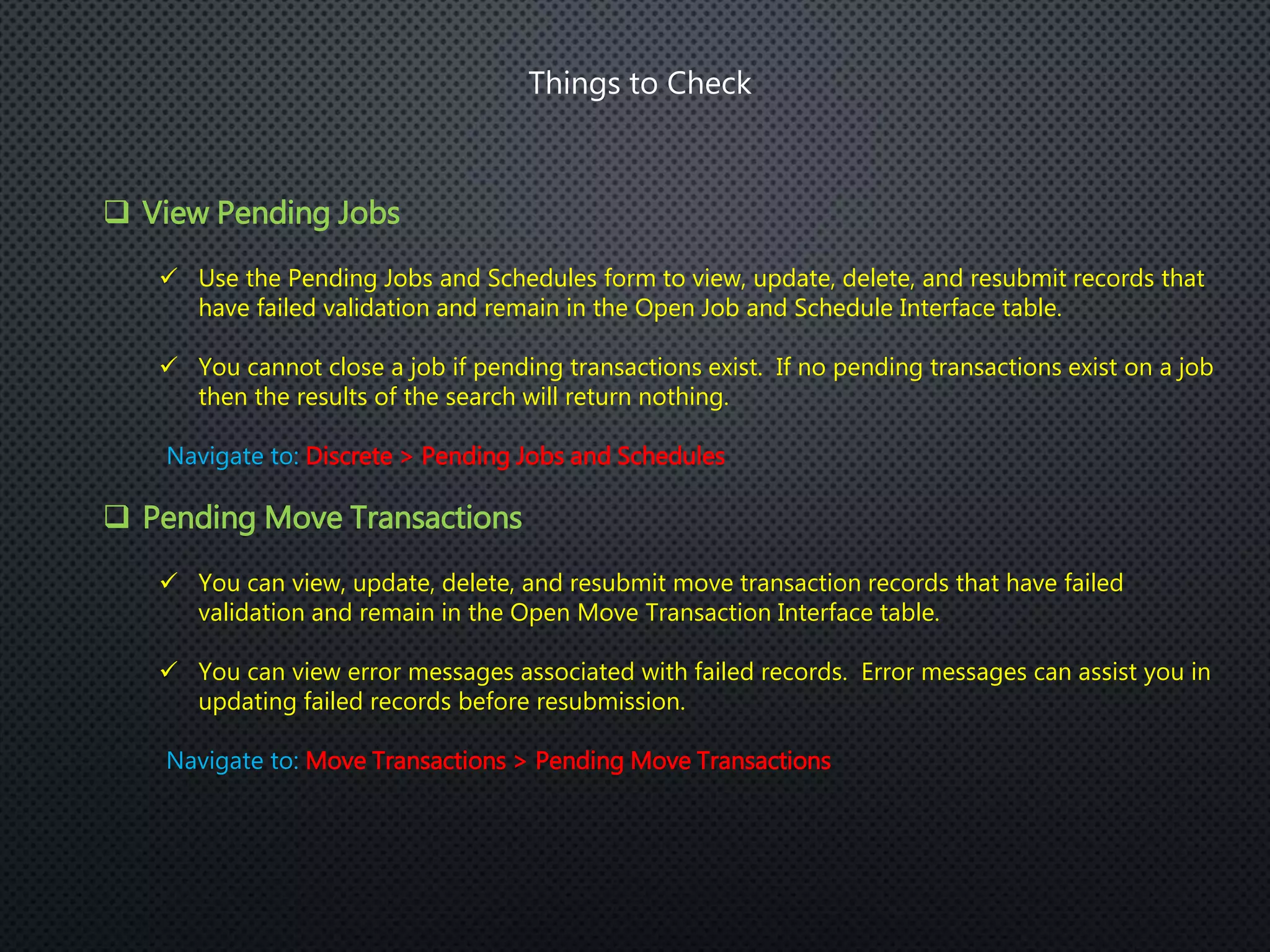 Oracle R12 Work In Process | PPTX