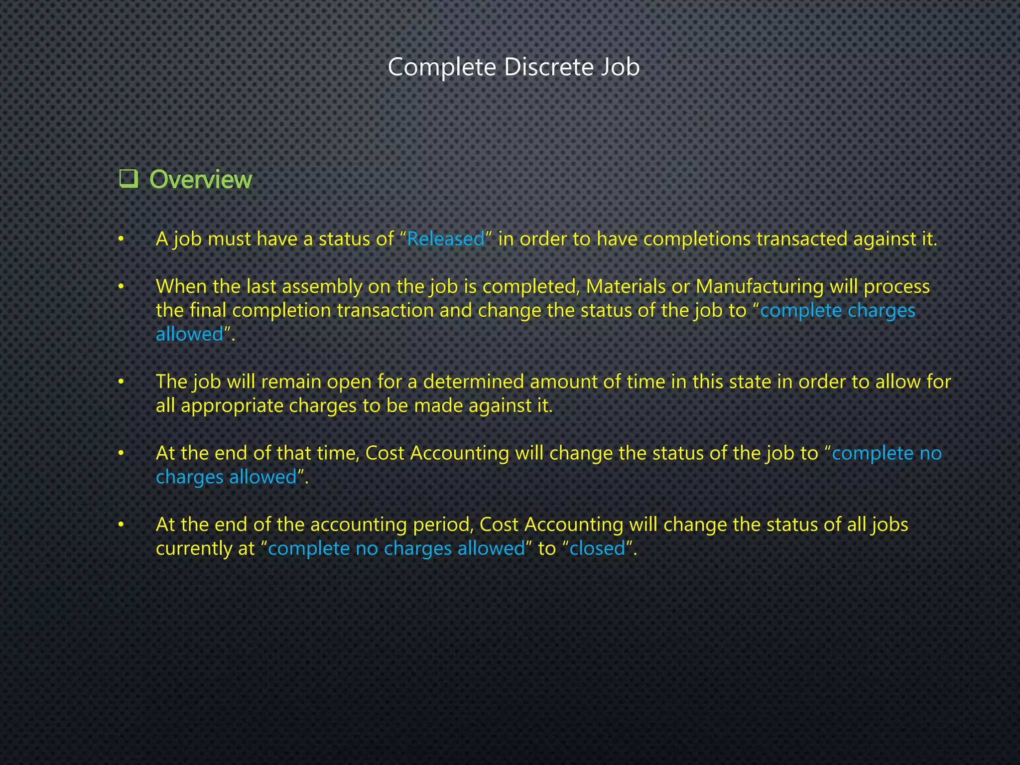 Oracle R12 Work In Process | PPTX