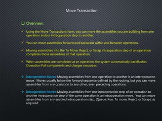 Oracle R12 Work In Process | PPTX