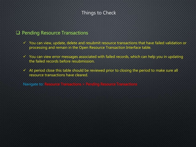 Oracle R12 Work In Process | PPTX