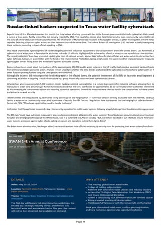 Water Industry Process Automation & Control Monthly - April 2024 | PDF