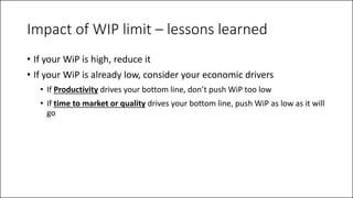 Lean Kanban India 2018 | WIP decides Lead Time, Delivery Rate and Flow ...