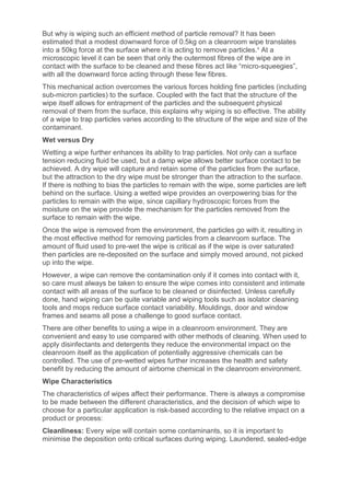 Wipes Surface Cleaning Multi Layer Wipes and Tough Absorbent | PDF