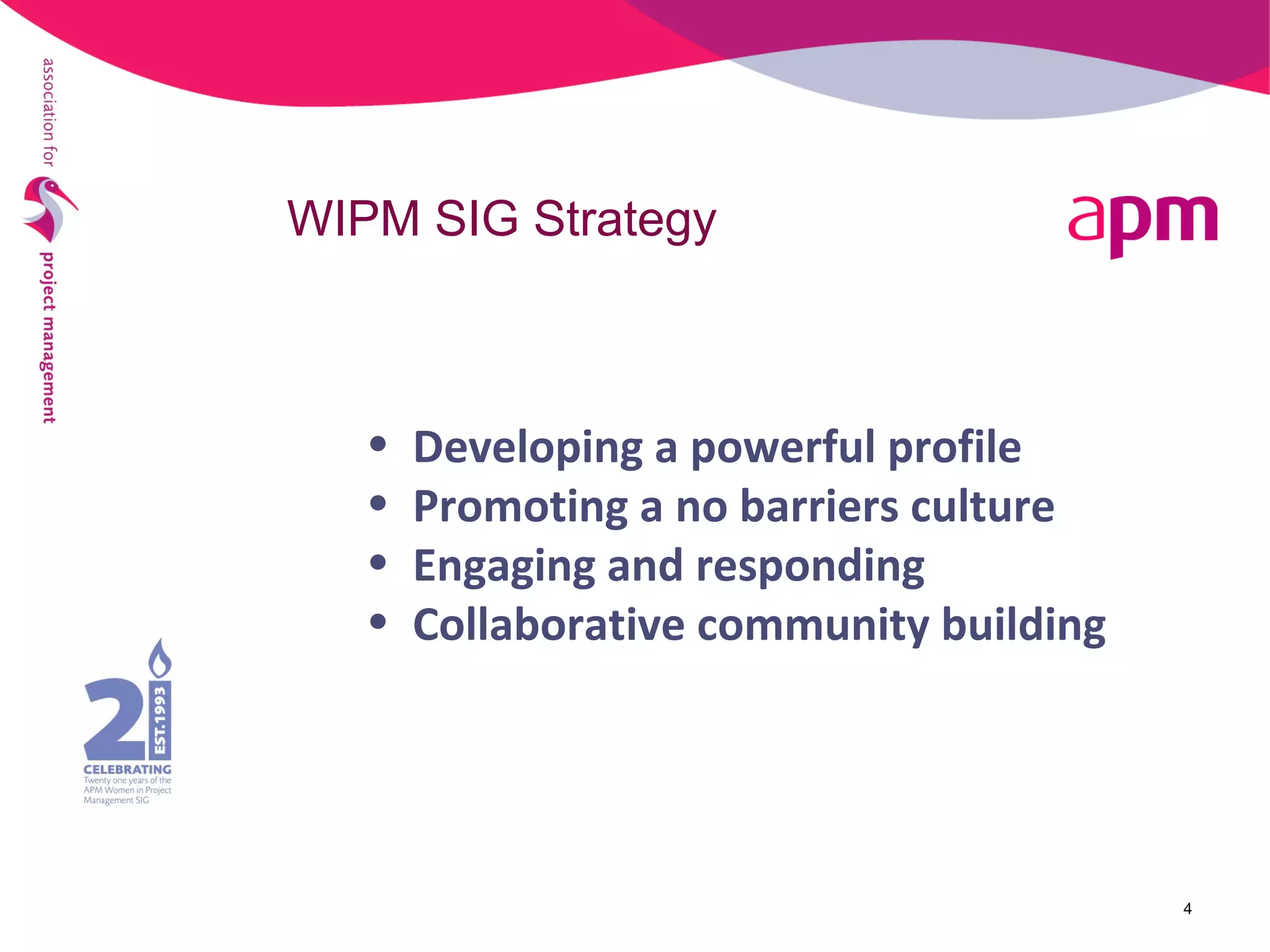 APM Presents - Women in Project Management presentation | PPT