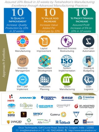 WIP Manufacturing Excellence by Tetrahedron | PDF