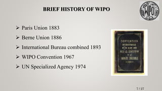 World Intellectual Property Rights- WIPO | PPTX