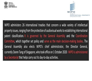 The World Intellectual Property Organization (WIPO,French,Organisation ...