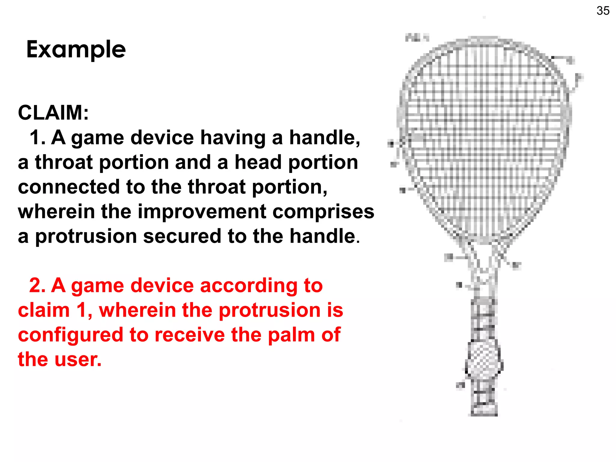 PATENT CLAIM FORMAT AND TYPES OF CLAIMS | PDF