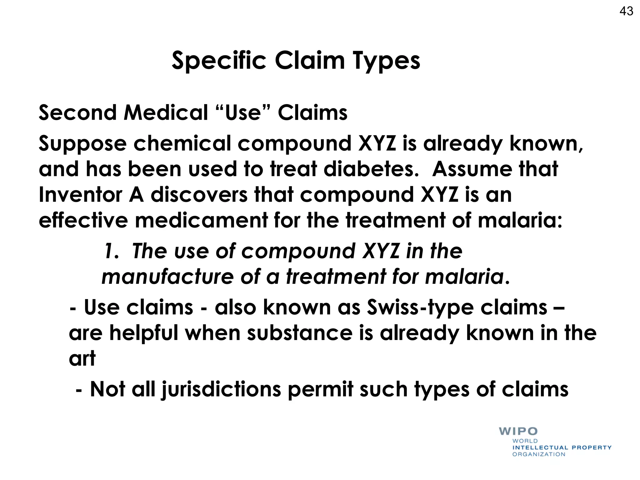 PATENT CLAIM FORMAT AND TYPES OF CLAIMS | PDF