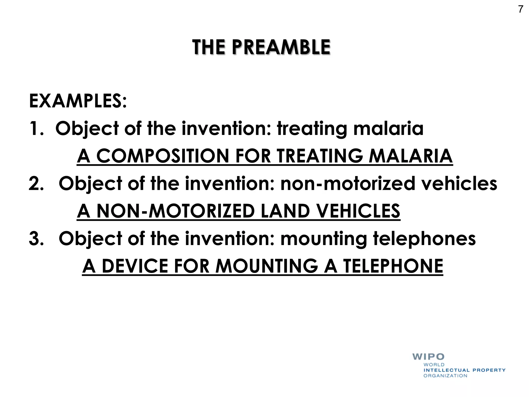 PATENT CLAIM FORMAT AND TYPES OF CLAIMS | PDF