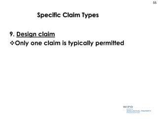 PATENT CLAIM FORMAT AND TYPES OF CLAIMS | PDF