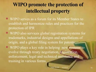 WIPO, EPO, WTO | PPT