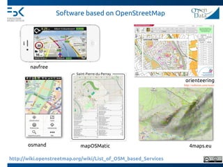 OpenStreetMap open data ecosystem between opportunities and legal conundrums | PPT