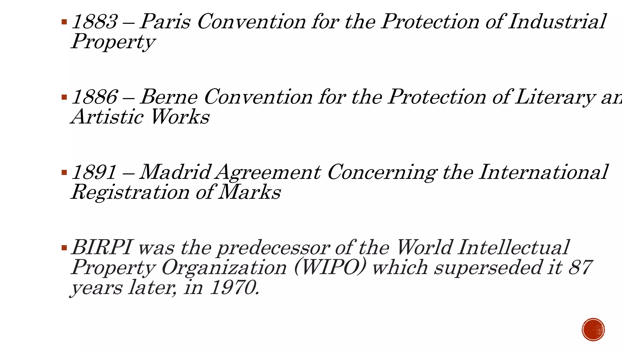 World intellectual property organization (WIPO) | PPTX