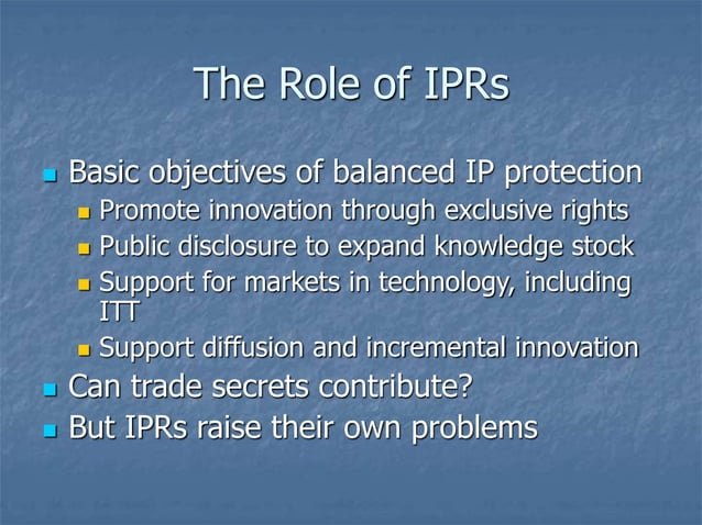 Ipr and its rights and technology transfer.ppt | Business | Business ...