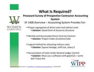 Wipp accouting system_for_govt_contractors_presentation | PPT