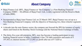 Bajaj Finance LTD Internship in Tata Croma.pptx