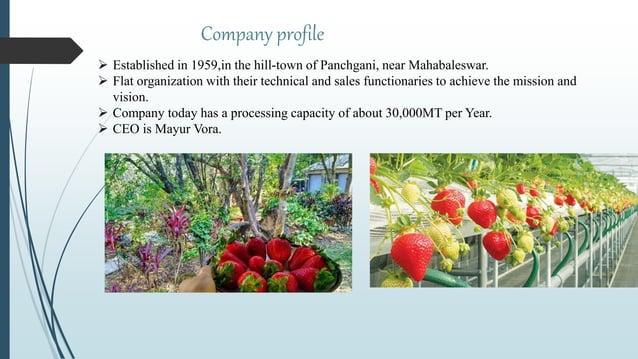 Empericial Study of Mapro Foods Pvt Ltd and analysis. | PPTX