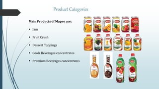 Empericial Study of Mapro Foods Pvt Ltd and analysis. | PPTX
