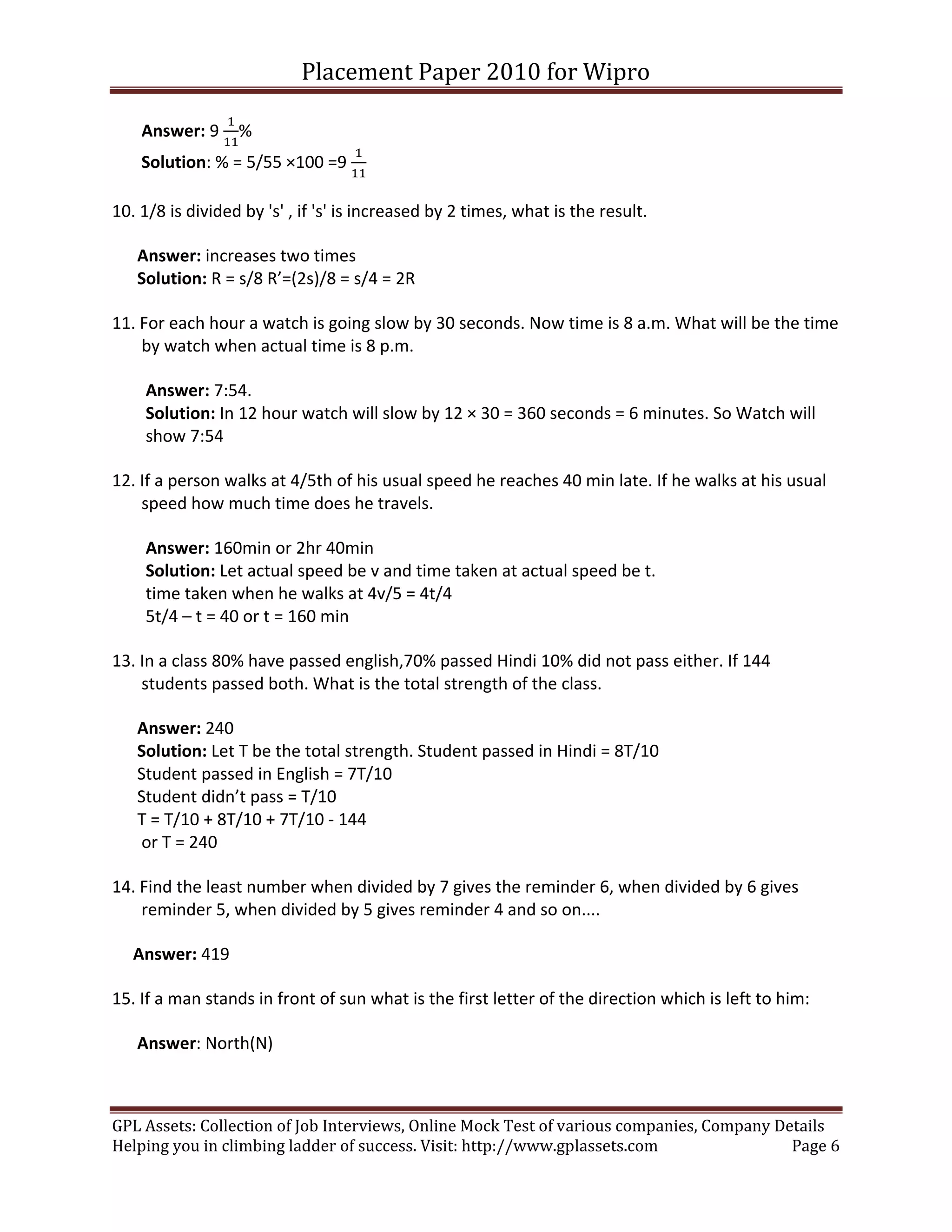 Wipro | PDF | Computing | Technology & Computing