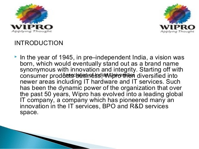 Wipro of CEO introduce