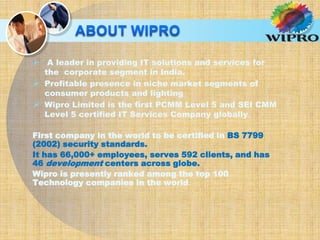Wipro | PPTX