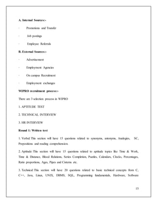 Wipro- An Organizatonal Behaviour Project | DOCX