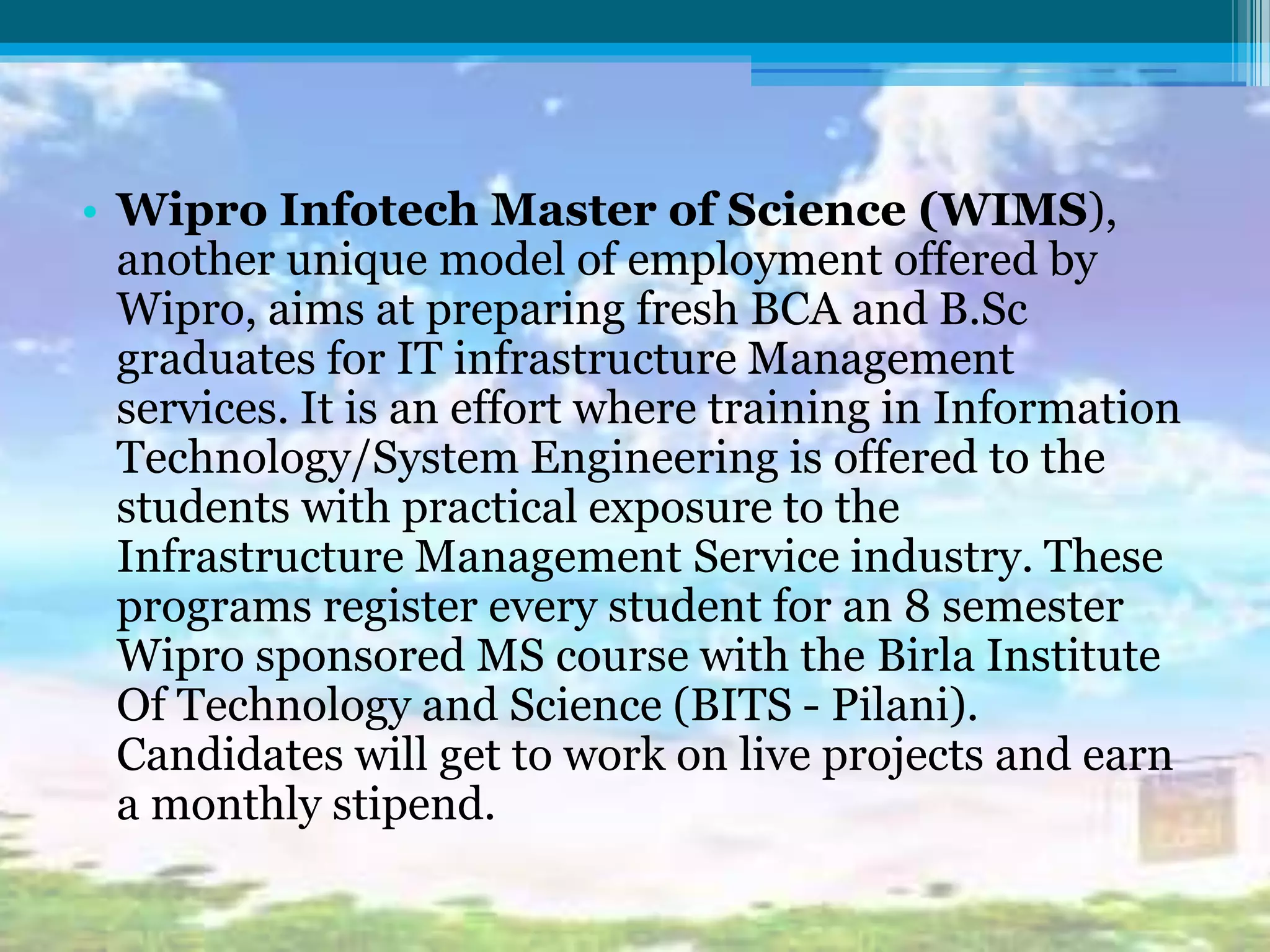 Wipro | PPTX | Business | Business and Finance