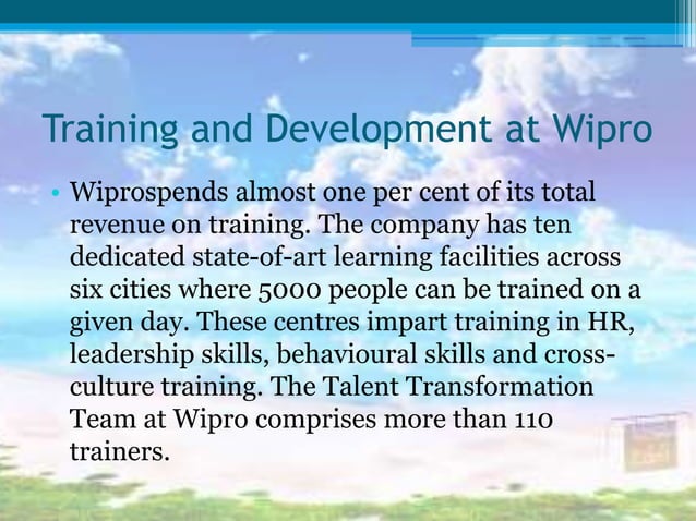 Wipro | PPTX | Business | Business and Finance