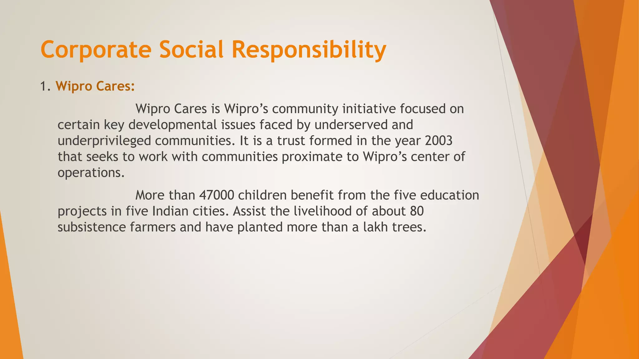 Wipro India - Presentation on Company Profile | PPTX