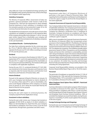 Wipro annual-report-2012-13 | PDF