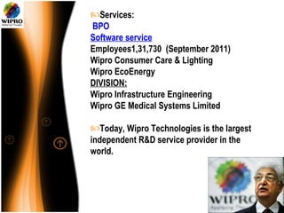 Wipro deepak | PPT | Internet | Computing
