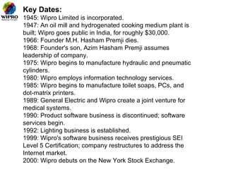 Wipro deepak | PPT | Internet | Computing