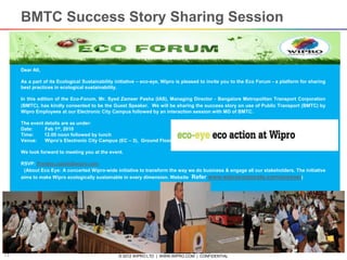 Wipro - Transport Initiatives | PPTX