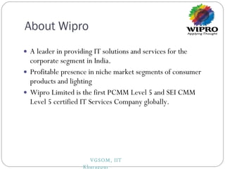 Wipro – Consulting 1 | PPT